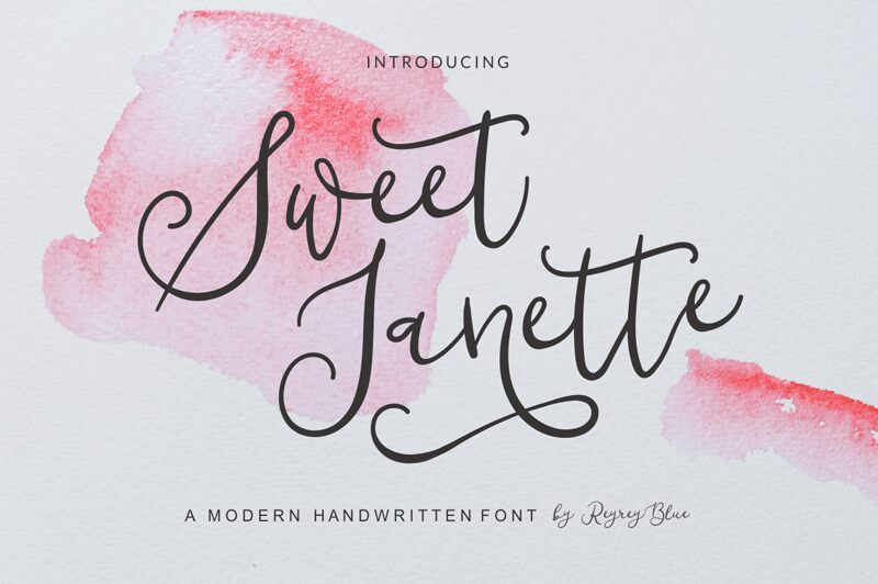 Sweet Janette Font Sweet Janette Font
