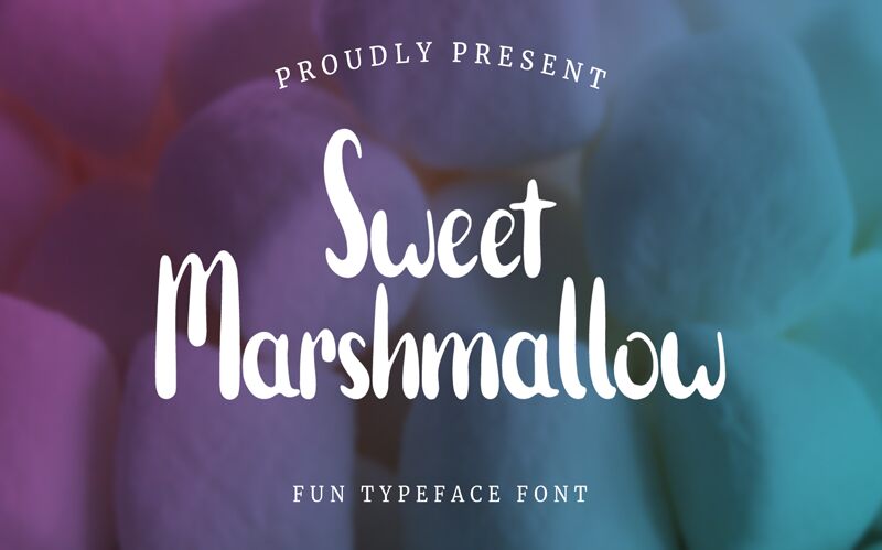Sweet Marshmallow font | Fonts2u.com