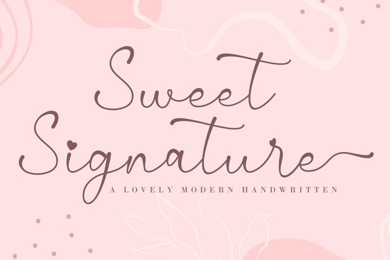 Sweet Signature font | Fonts2u.com