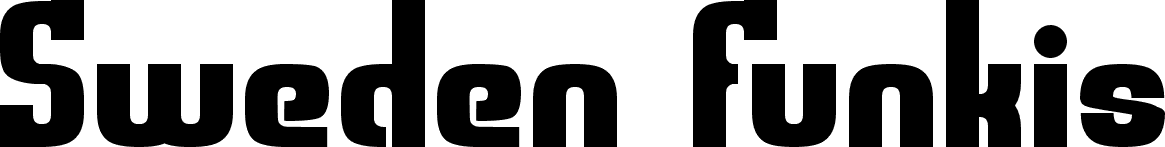 Sweden Funkis Straight font | Fonts2u.com