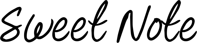 Sweet Note font