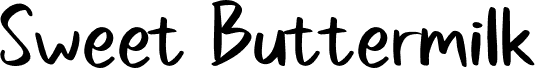 Sweet Buttermilk Free Script font | Fonts2u.com