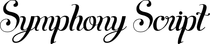 Symphony Script - personal use font | Fonts2u.com