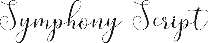 symphonyScript-Regular font | Fonts2u.com