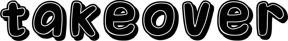 Takeover 3D Filled Regular font | Fonts2u.com