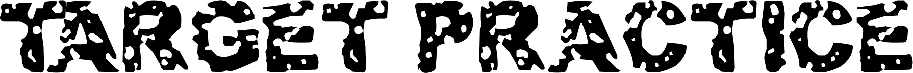 Target Practice font | Fonts2u.com