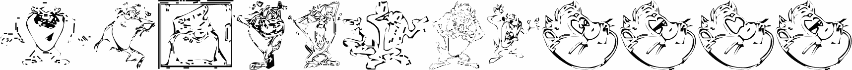 TazTheDevil font