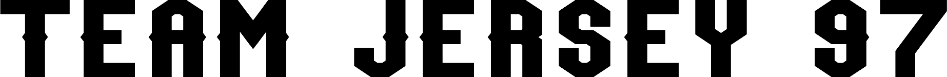 Team Jersey 97 font | Fonts2u.com