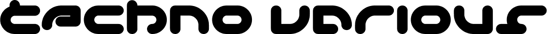 Techno Various-Hollow font | Fonts2u.com