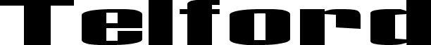 Telford Hollow font