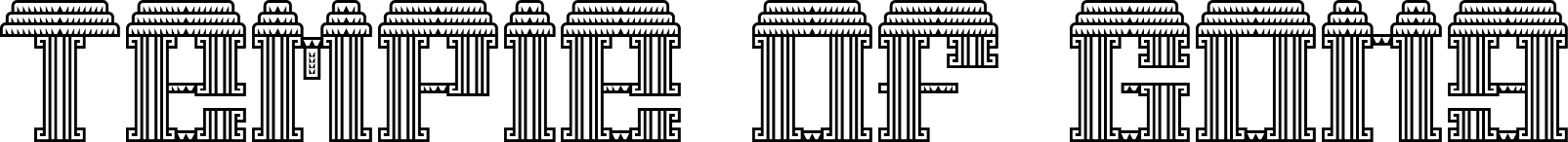 Temple of Gong Regular font | Fonts2u.com