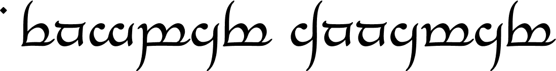 Tengwar Annatar font
