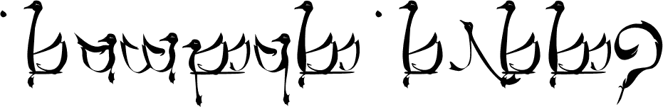 Tengwar Teleri font | Fonts2u.com