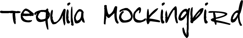 Tequila Mockingbird font | Fonts2u.com