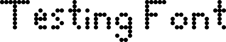 Testing Font Regular font | Fonts2u.com