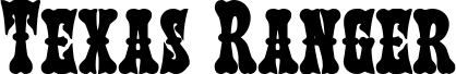 Texas Ranger 3D font | Fonts2u.com