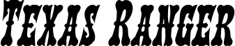Texas Ranger Expanded font | Fonts2u.com