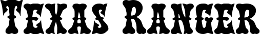 Texas Ranger 3D font | Fonts2u.com