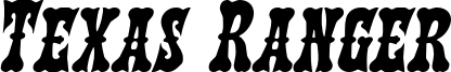 Texas Ranger Title Italic font | Fonts2u.com