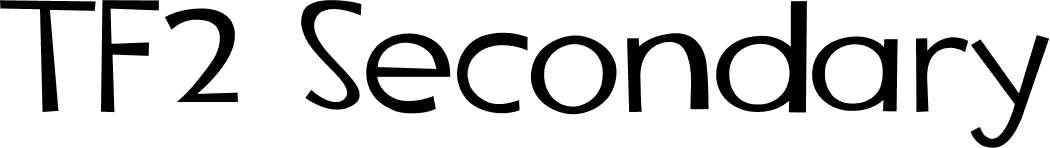 TF2 Secondary font