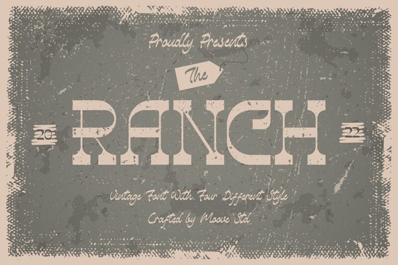 The Ranch Script font | Fonts2u.com
