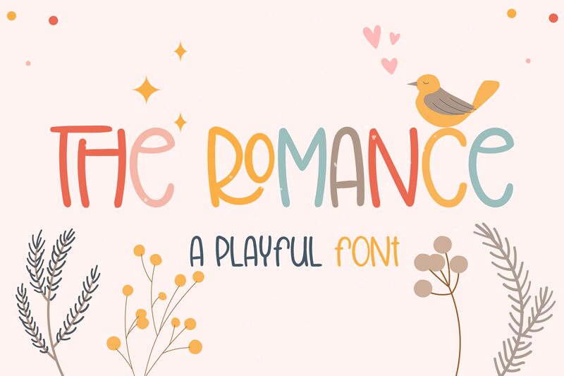 THE ROMANCE font | Fonts2u.com