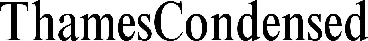 ThamesCondensed Regular font | Fonts2u.com