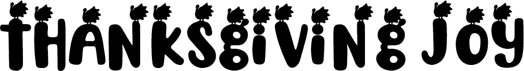 Thanksgiving Joy Turkey 字体 | Fonts2u.com