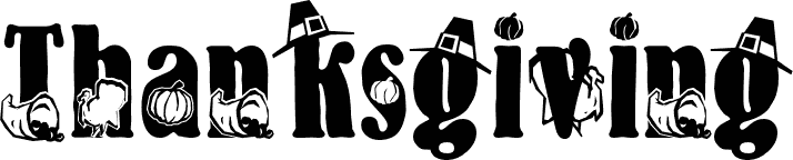 Thanksgiving font