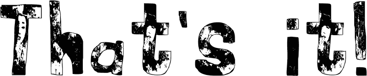 That's it! font | Fonts2u.com