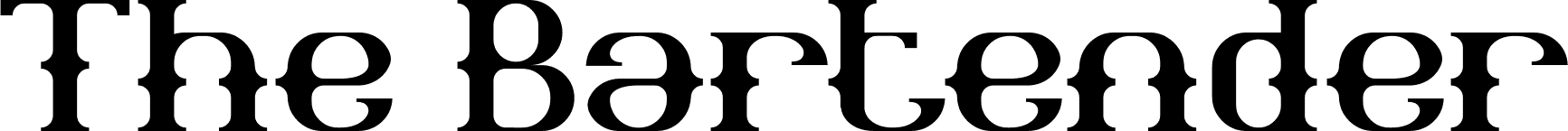 The Bartender font | Fonts2u.com
