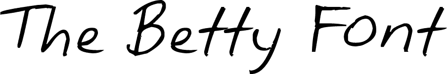 The Betty Font font | Fonts2u.com