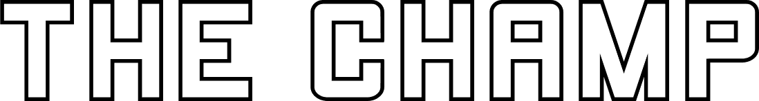 THE CHAMP Stroke font