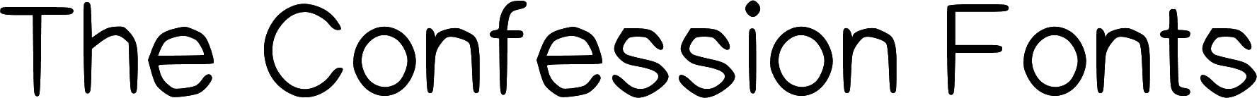 The Confession Regular font | Fonts2u.com