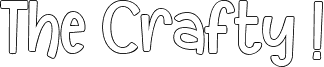The Crafty ! Regular font