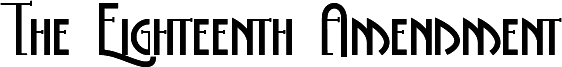 The Eighteenth Amendment Light font | Fonts2u.com