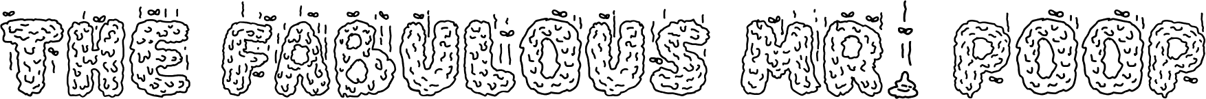 The Fabulous Mr. Poop font | Fonts2u.com