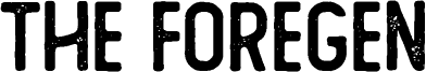 The Foregen Rough Two font