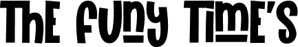 The Funy Time's Outline font | Fonts2u.com