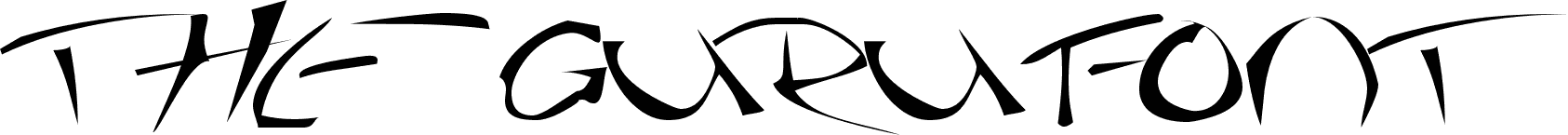 The Guru Font font