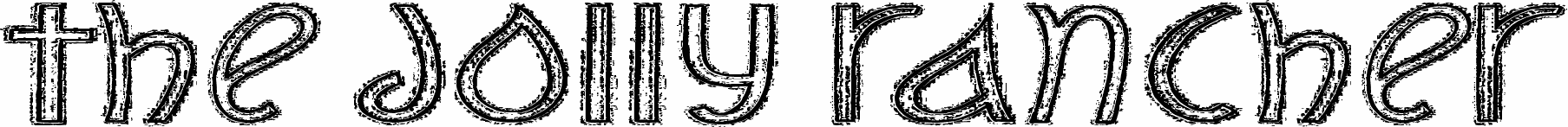 The Jolly Rancher font | Fonts2u.com