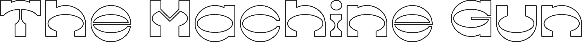 The Machine Gun font | Fonts2u.com