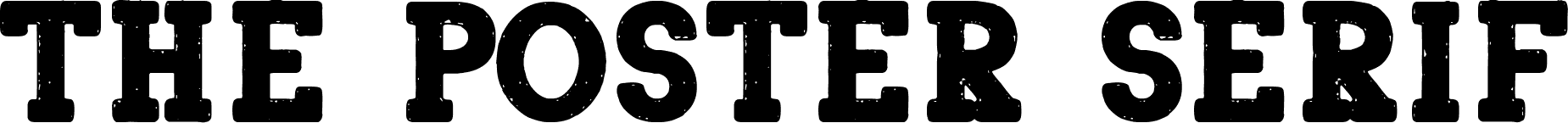 The Poster Serif font | Fonts2u.com