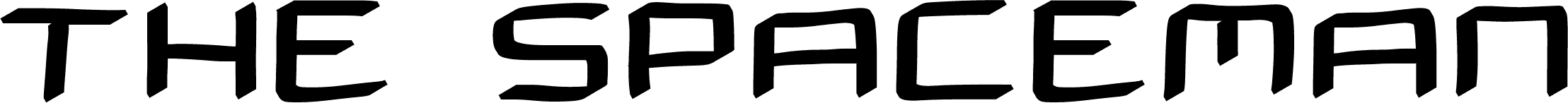 THE SPACEMAN font | Fonts2u.com