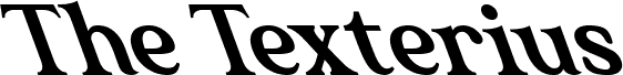 The Texterius font | Fonts2u.com