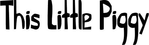 This Little Piggy Condensed font | Fonts2u.com