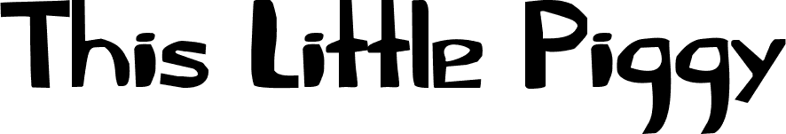 This Little Piggy Expanded Regular font | Fonts2u.com