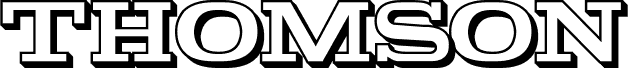 Thomson 3D Filled Regular font | Fonts2u.com