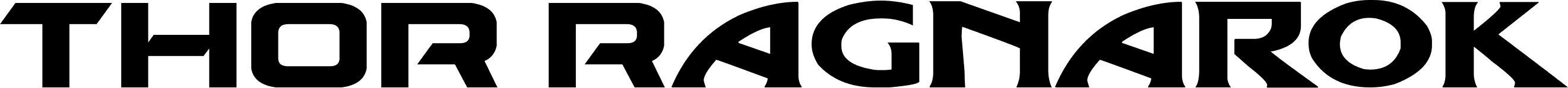 THOR Ragnarok font | Fonts2u.com