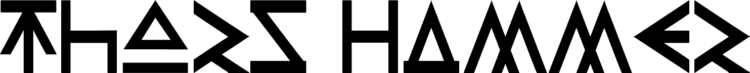 Thors Hammer font
